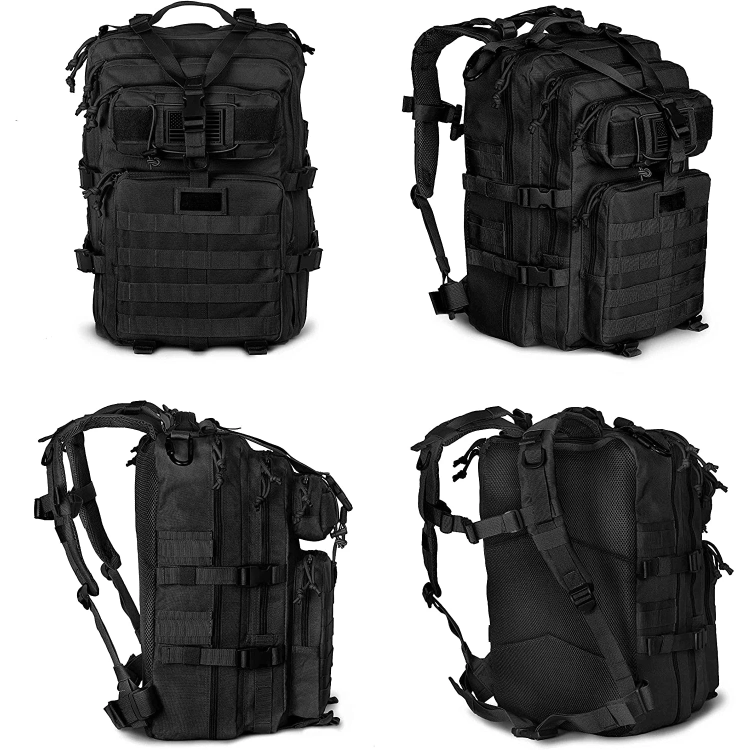 Camo 1000d Nylon 50l Large Assault Pack Rucksack Men Waterproof Travel ...