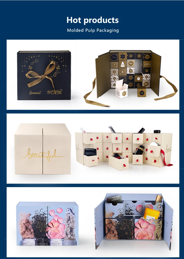 Customized Calendar Gift Box Calendario Adviento Chocolate Advent ...