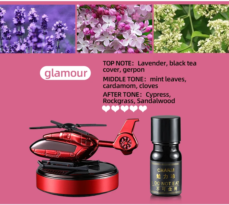 Dashboard Windmill Solar Energy Rotating Aromatherapy Air Freshener ...
