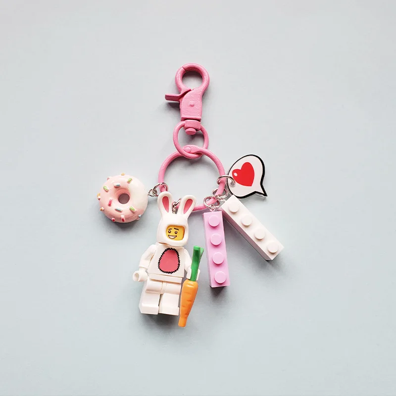 Bsbh Cartoon Building Blocks Anime Avenger Wolverine Car Key Chain ...