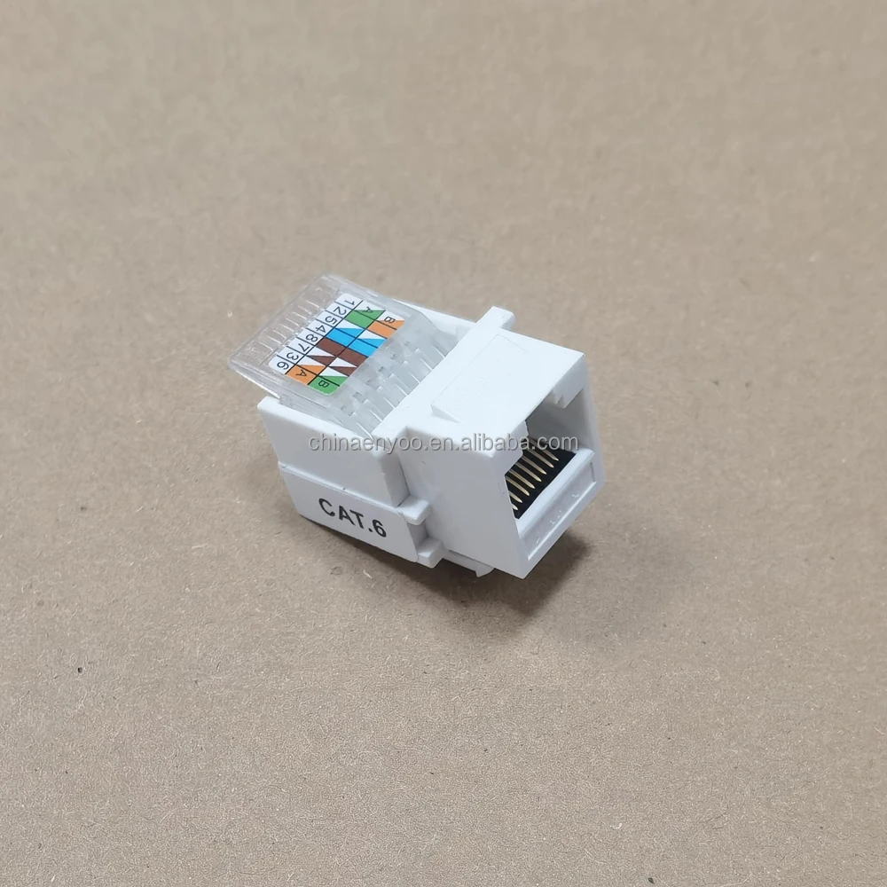 Rj45 Unshielded Cat.6 Keystone Jack Connector - Buy Cat6 Keystone ...