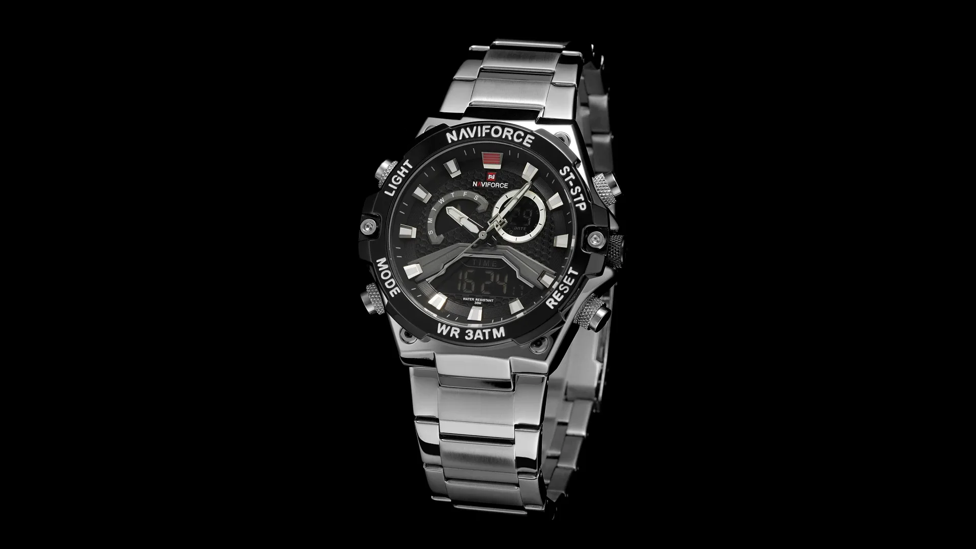 Naviforce 9207 Sbb 2023 Luxury Watches For Men Japan Quartz Watch ...