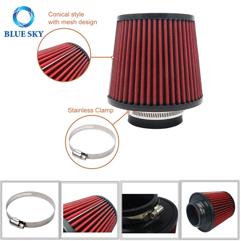 High Flow Racing Performance Short Long Tapered Air Filters