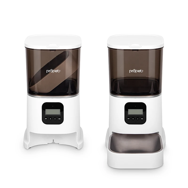 Tuya Dog Cat Smart Pet Feeder Wifi Mobile Phone App Remote Control Microchip Automatic Pet ...