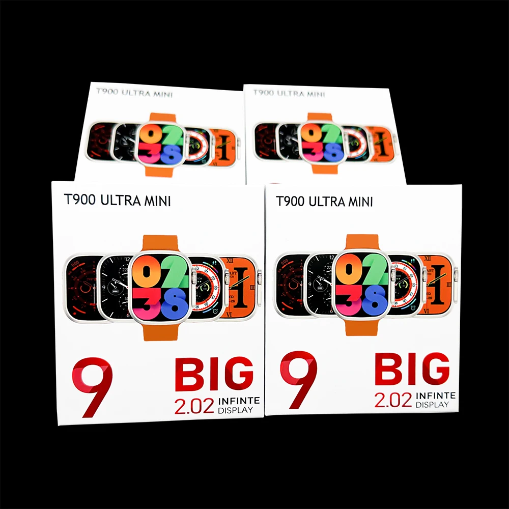2024 Newest T900 Ultra Mini Smartwatch 2.02 Inch Screen Rotating Dual ...