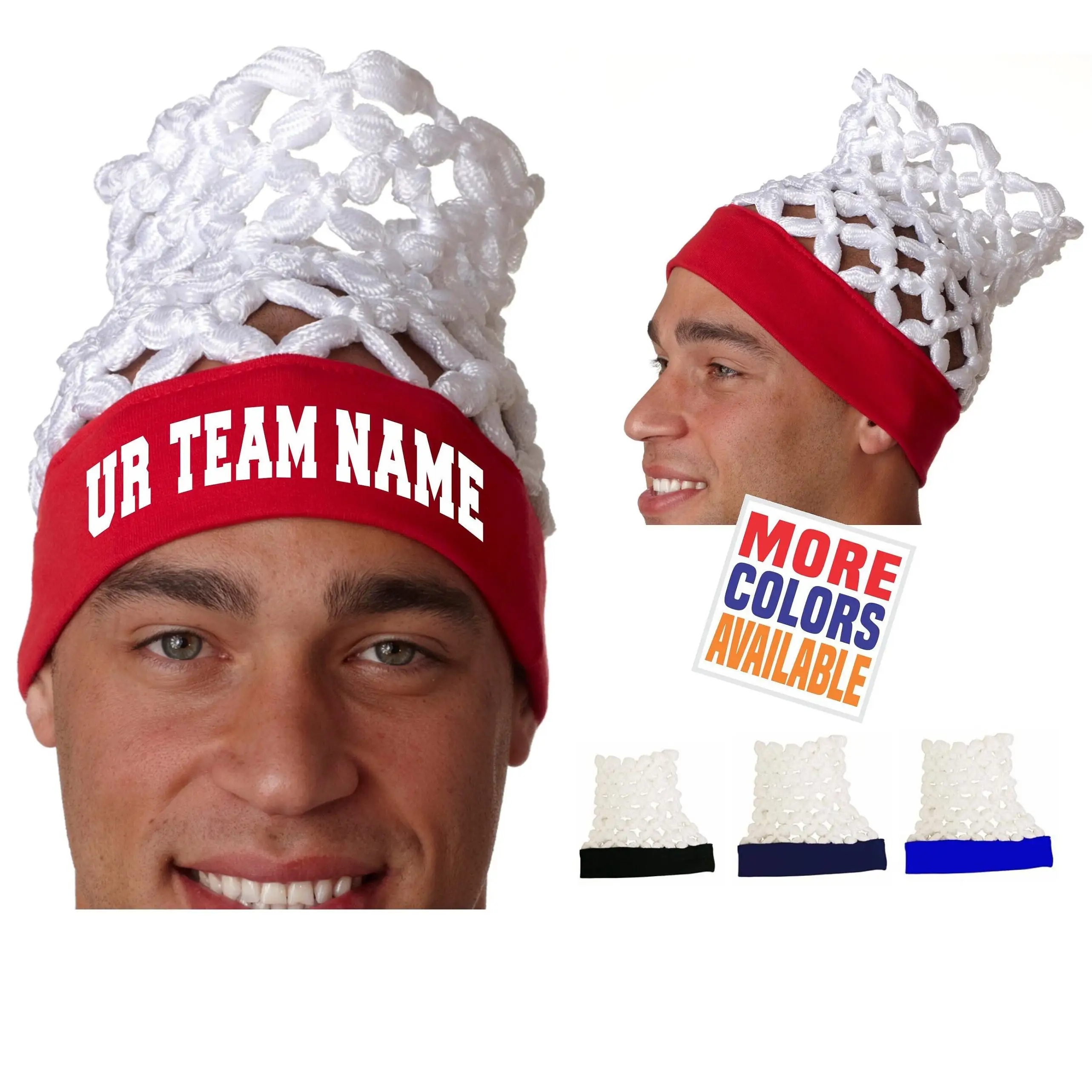 Customized Basketball Hat with Hoop Net Beanie Style Cap