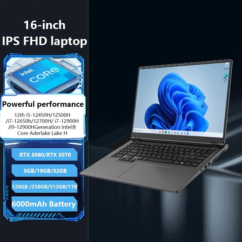 OEM New Laptop Core I5-12 Gen Laptops Computer I7 12th Gen 165hz 2k IPS ...