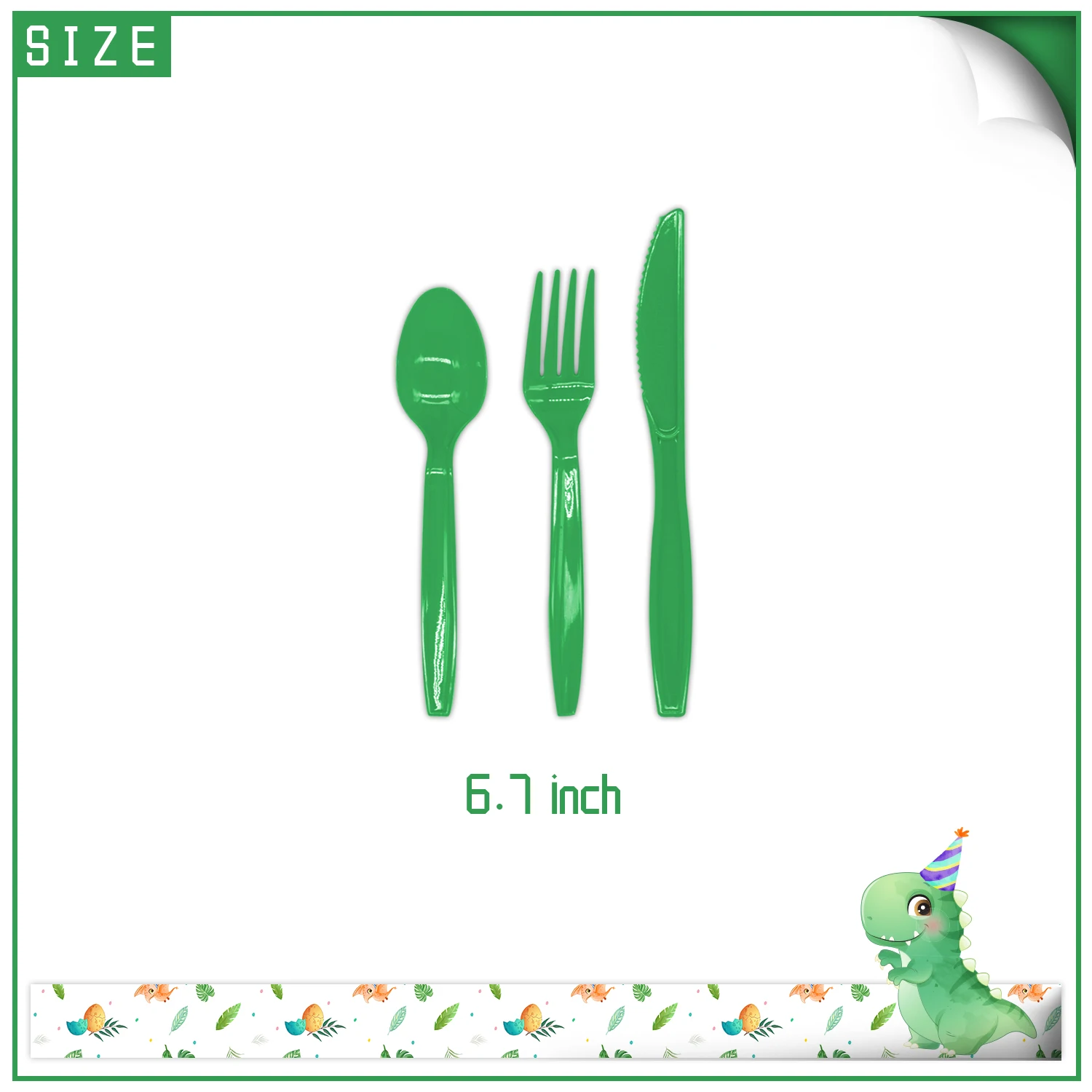 Children Party Holiday Supplies Cute Disposable Paper Plates Set ...