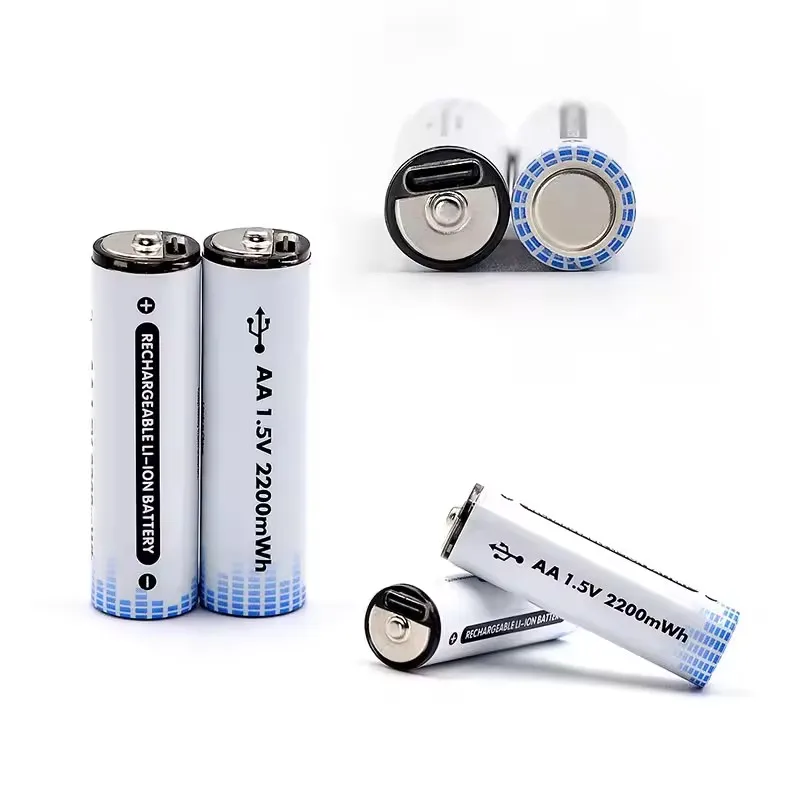 1.5V AAA Type-C Charging Triple a Lithium Ion Batteries Micro USB ...