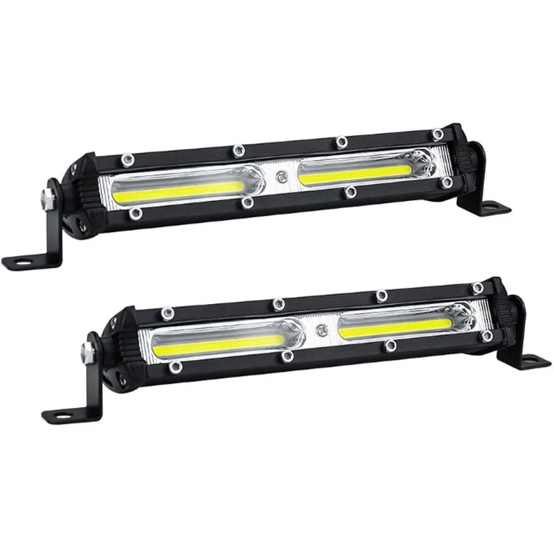 QIDEWIN led working light bar 7inch led cob chip car top ceiling led ...