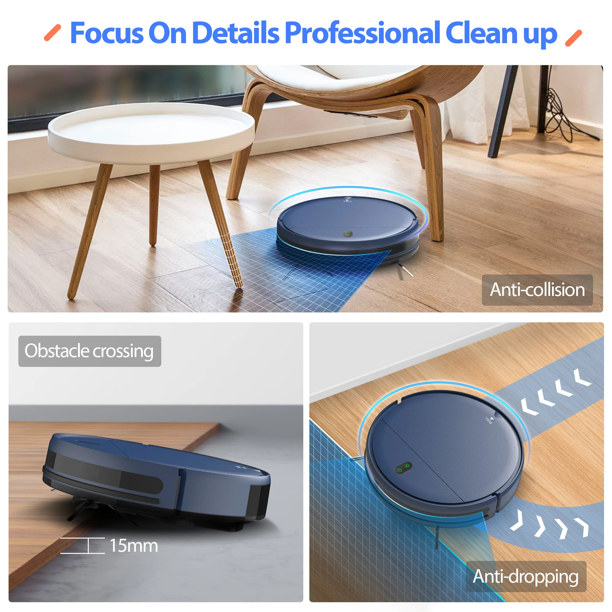 In Stock Smart Mini Robot Vacuum Cleaner Guangzhou Home Random Vacuum ...