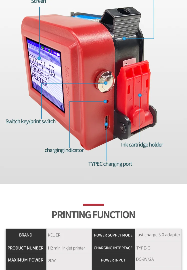 Mini Inkjet Printer - High Productivity Smart Printer