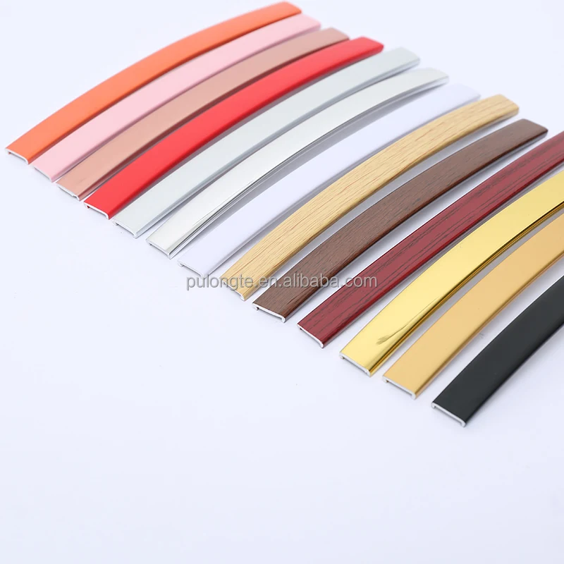 Banding Shaped Plastic Cabinet Molding Edging Channel Metal Tile Pvc U ...
