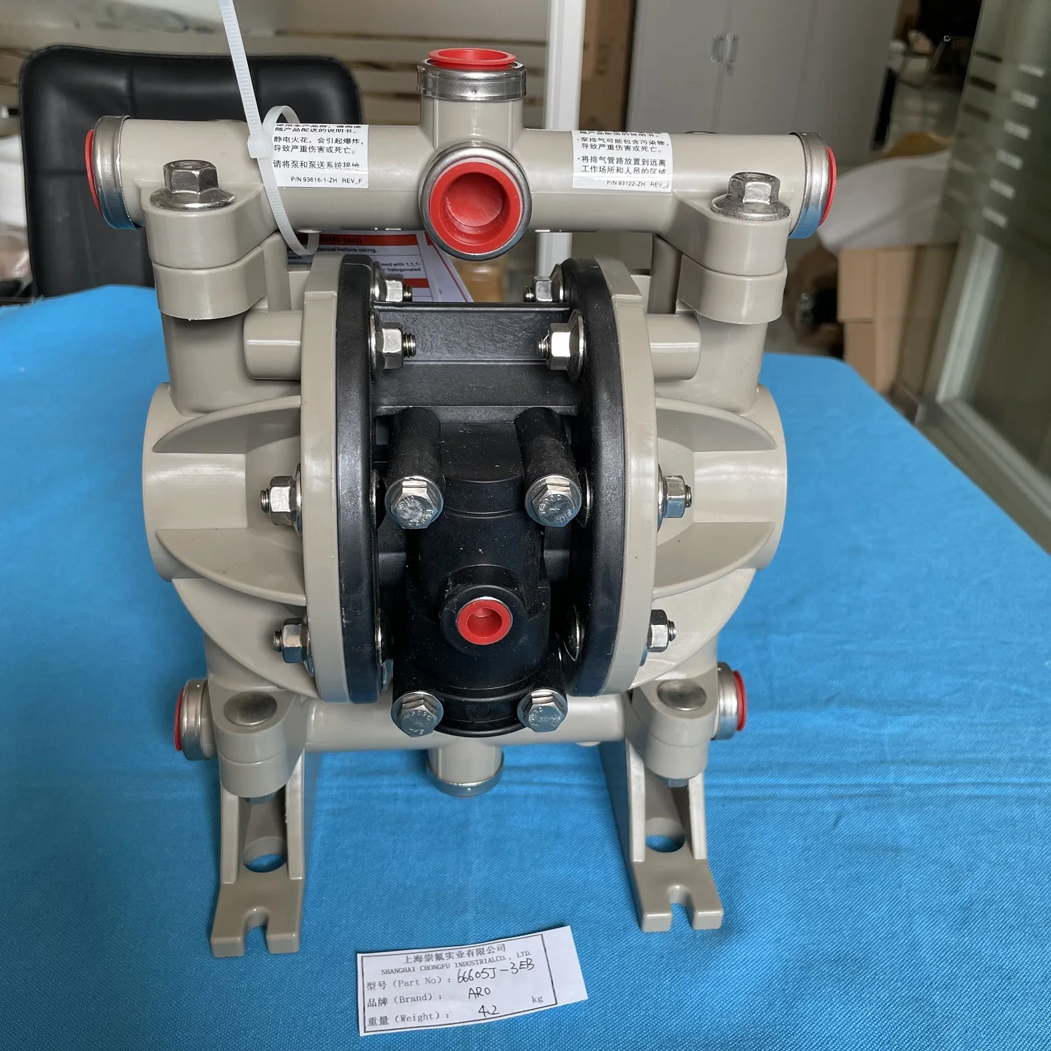 Air Operated Double Diaphragm Pump 66605J-3EB 0.5 Inch ARO AODD Pump ...