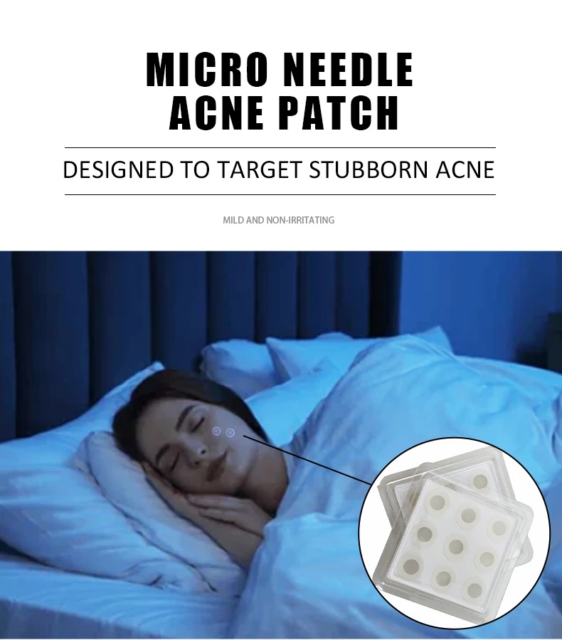 Oem Microcrystalline Microneedle Acne Patch Disposable Soluble Acne ...