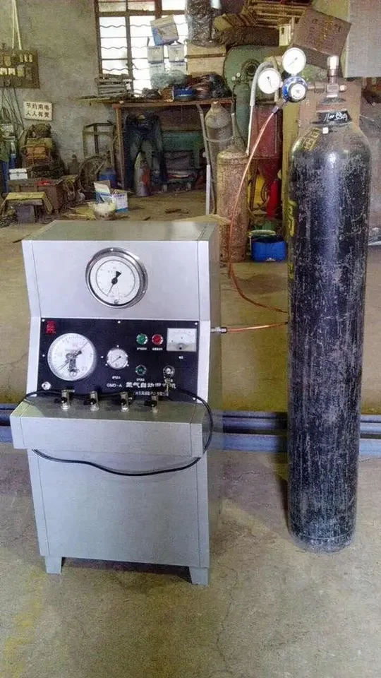 Good Selling Detergent Fire Extinguisher Nitrogen Filling Machine With ...