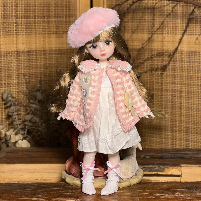 30cm Muneca Doll - 12-Inch Boneca Girl Doll with Movable Joints