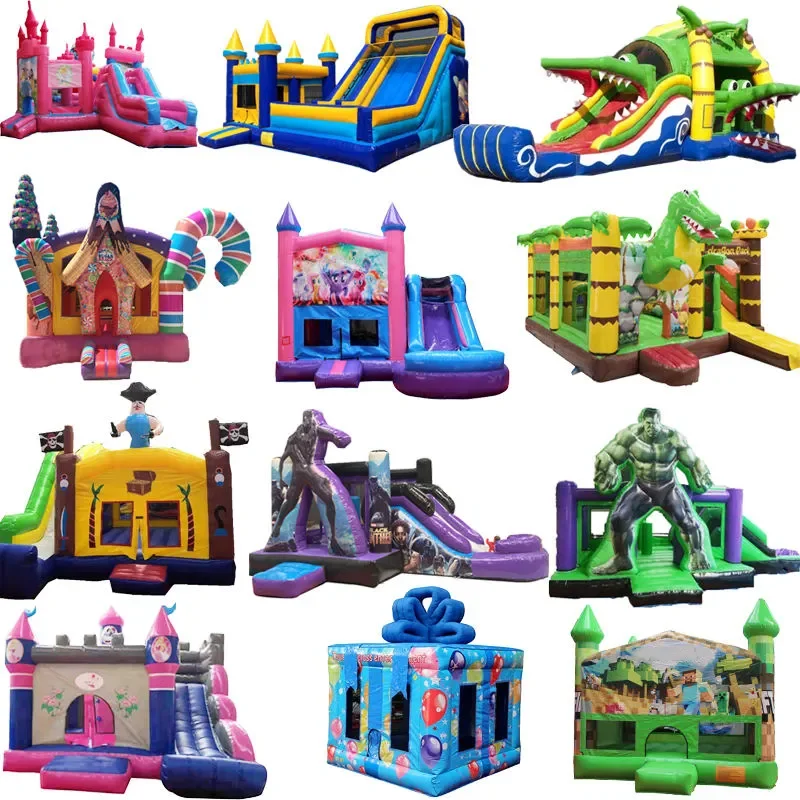 Inflatable Jumper Mini Inflatable Bouncy Castle Dry Slide Commercial ...