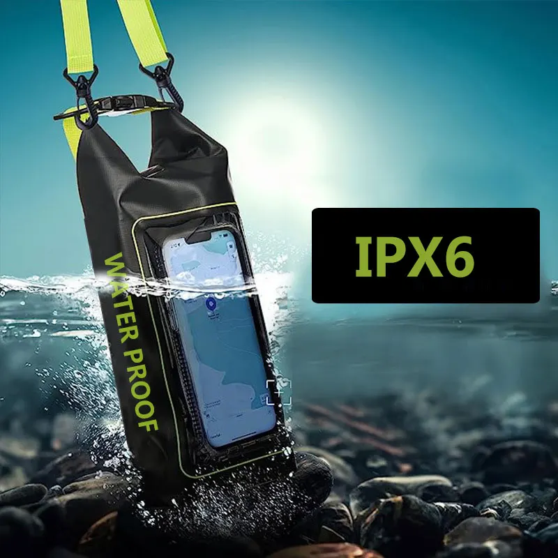 2L Capacity Waterproof Bag Outdoor Crossbody Bag 2-in-1 Cell Phone ...