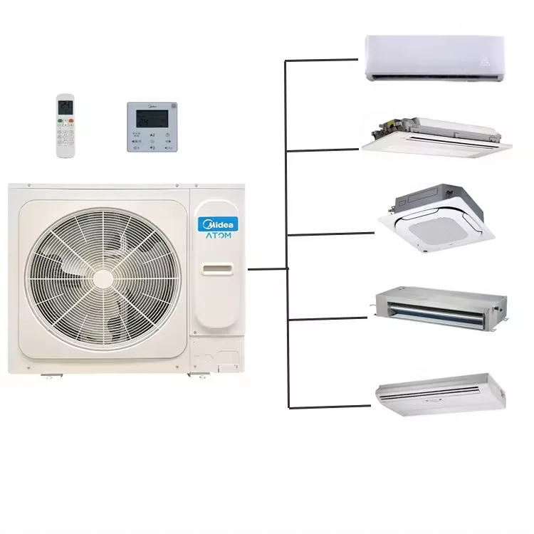 Midea Split Duct Ceiling Cassette Vrf 5hp R410A Air Cooling Chiller ...