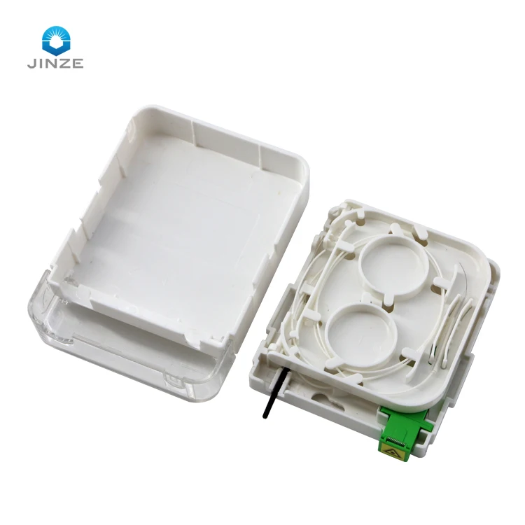 Indoor Wall Mounted Abs 1 Core Fiber Terminal Box Mini Odf Ftth Optical ...