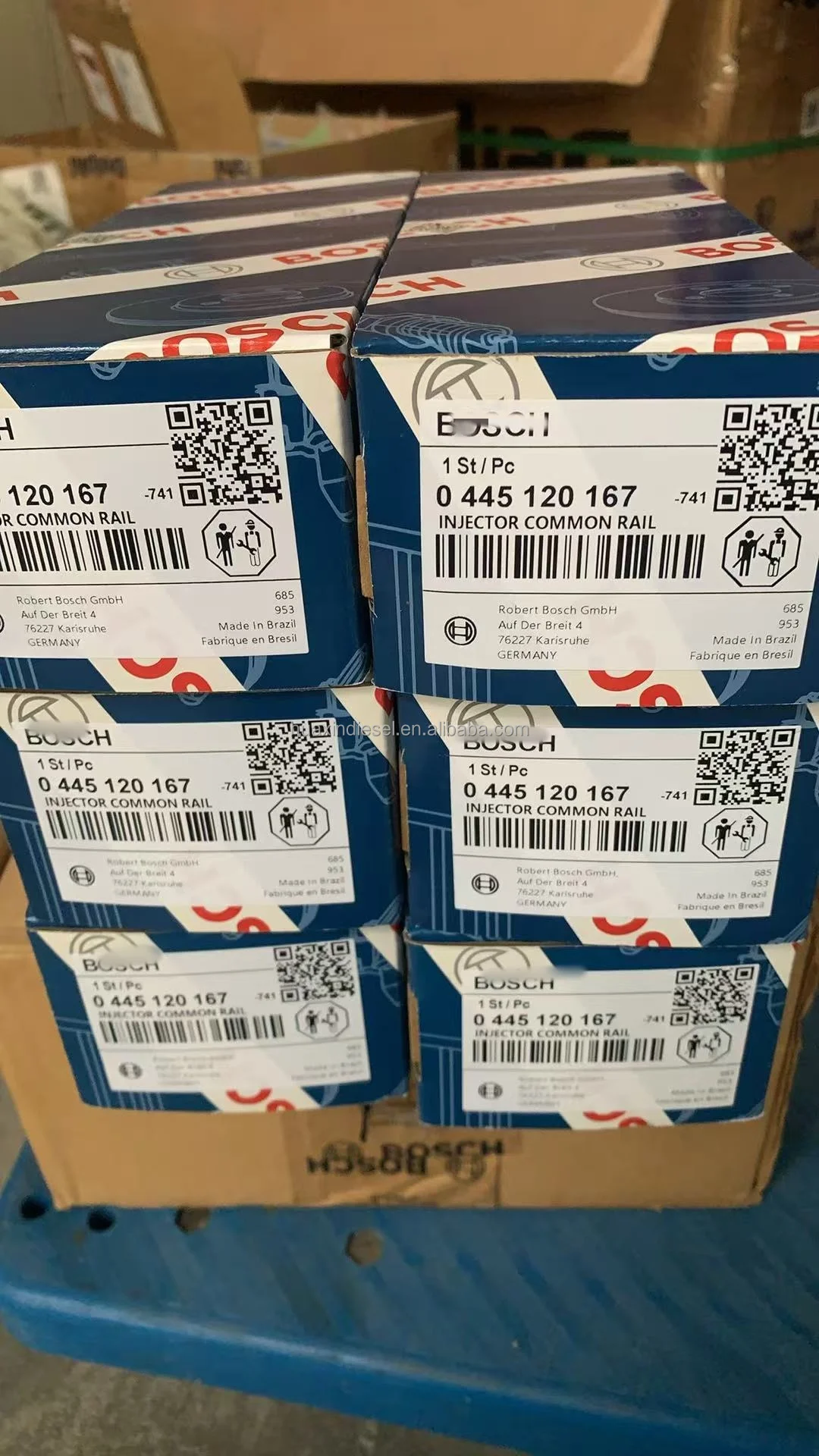 Original New Diesel Fuel Injectors 0445120327 0445120167 for Bos-ch Car ...