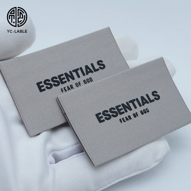 Custom Clothing Logo - 3D Embossed Silicone Rubber Labels