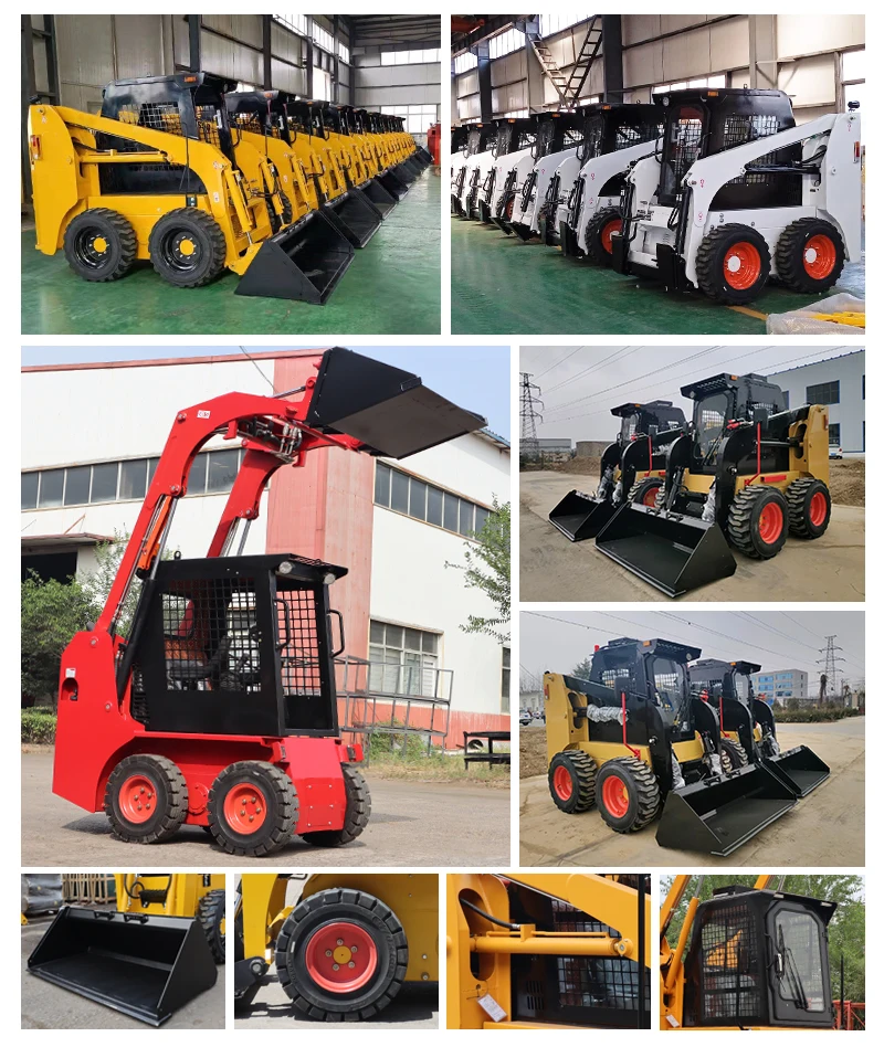 Cheap Diesel Skid Steer Loaders for Earth-Moving & Snow Cleaning