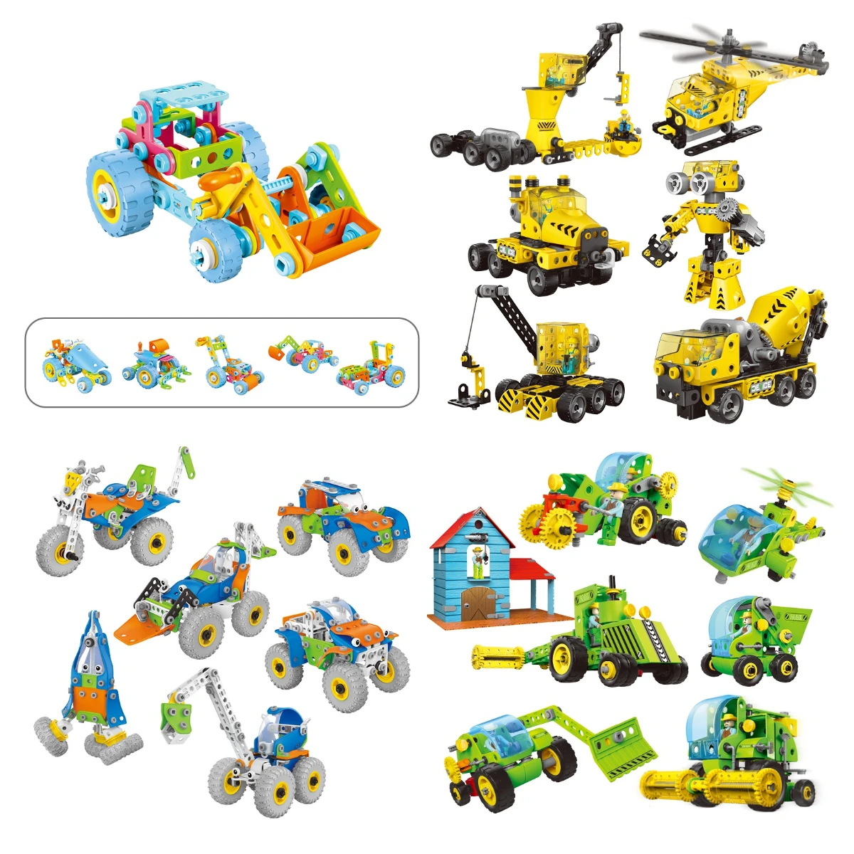 Child Educational DIY Assembly 3D Puzzle Model Toys STEM Intellectual ...