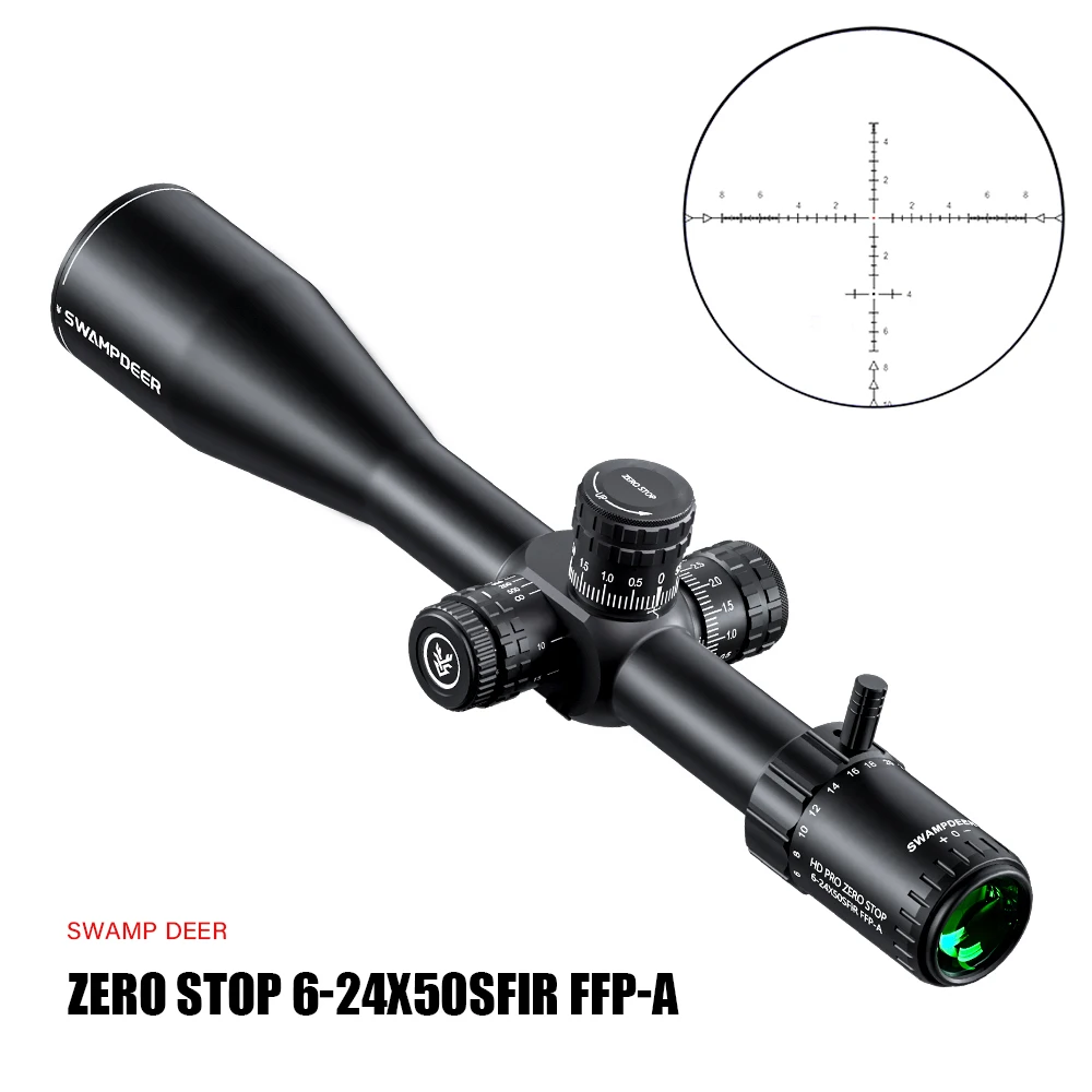 Swampdeer Hd Pro Zero Stop 6-24x50 Sfir Ffp New Hunting Scopes ...