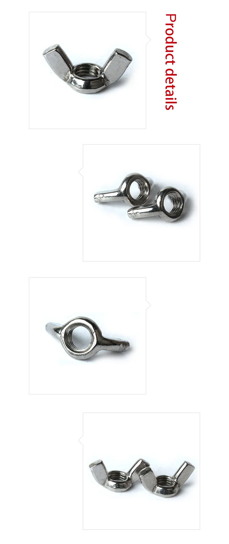 DIN 315 Wing Nuts Thumb Nut with Rounded Wings| Alibaba.com