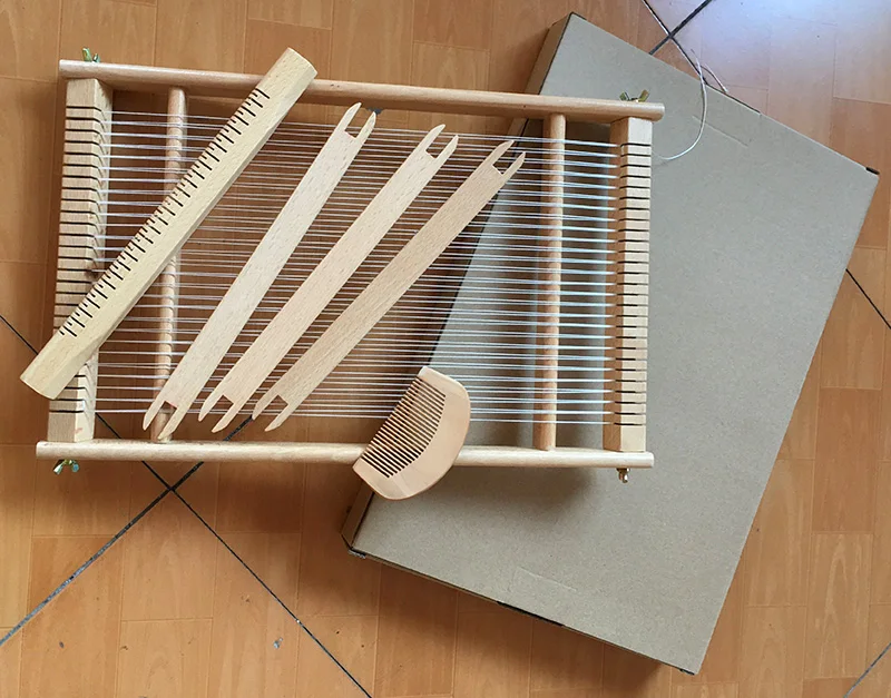 Handmade Craft Crochet Tool Knitting Tool Wooden Weaving Kit Diy Hobby ...
