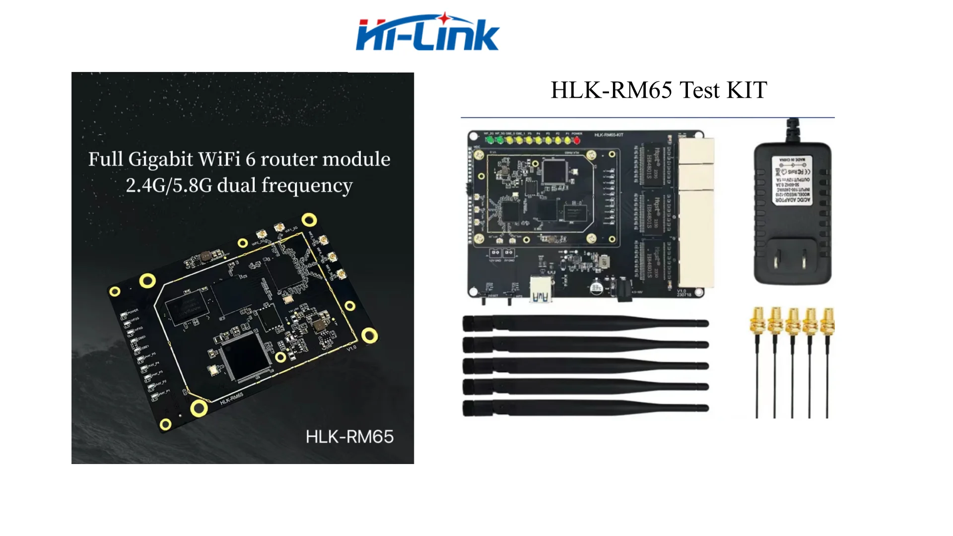 Hi-link Gigabit AX3000 Wifi MT7981B MT7976C MT7531A Router Module