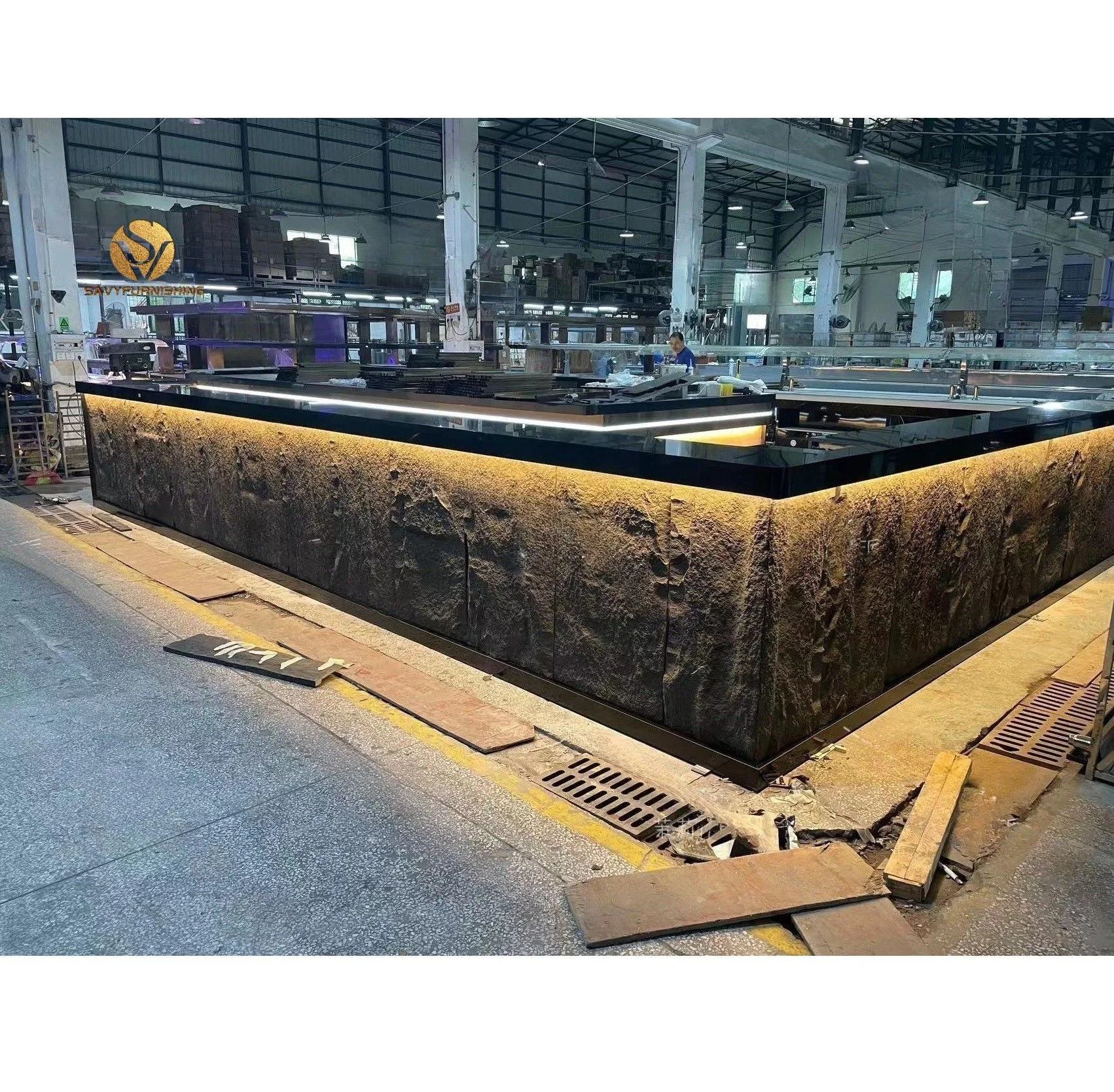 Modern Commercial Indoor Bar Counter Design Commercial Cocktail Bar ...