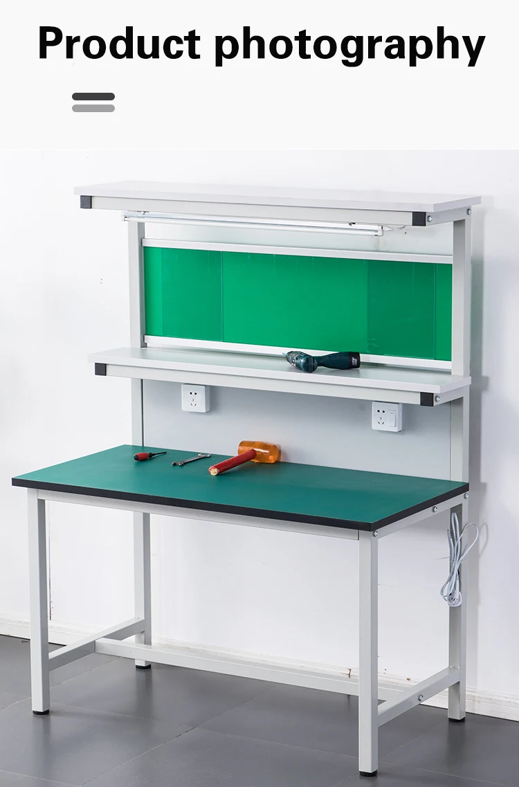 Esd Assembly Line Working Table - Anti-Static & Portable