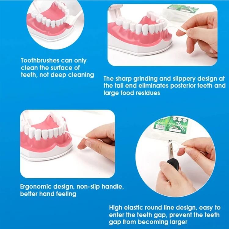 Biodegradable Dental Thin Floss Individually Wrapped Plastic Children ...