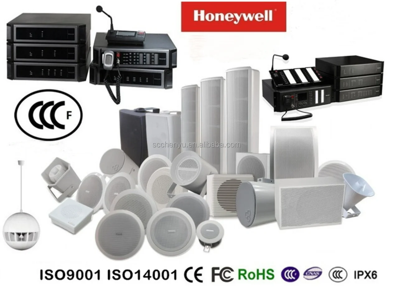 Honeywell Public Address Sound System Wall Mounted Speaker Complete ...