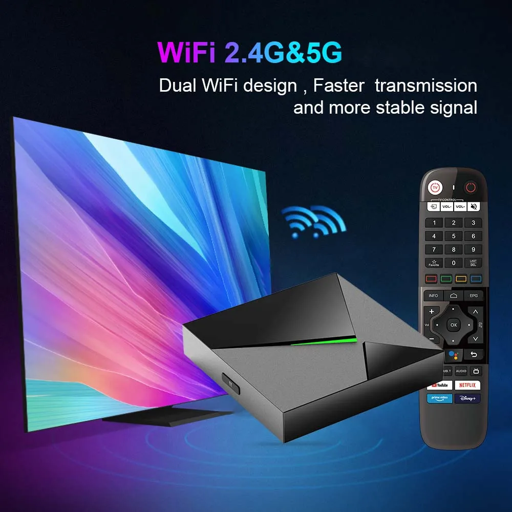 BOXPUT Q11 Smart TV Box - Android 11, 4GB RAM, 32GB Storage
