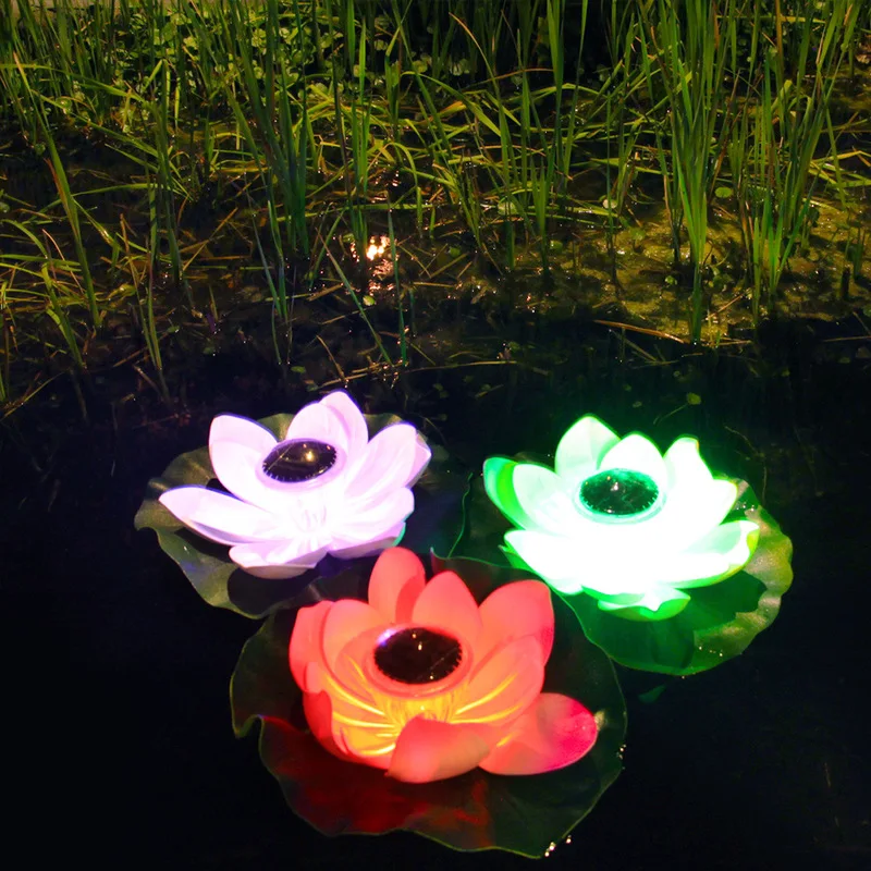 Outdoor Garden Decoration Waterproof Rgb Multicolor Floating Pond Led ...