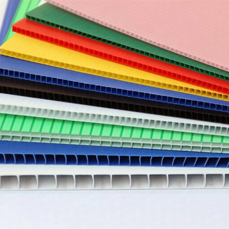 clear corflute sign lay pad divider board 4mm coroplast hollow sheet ...