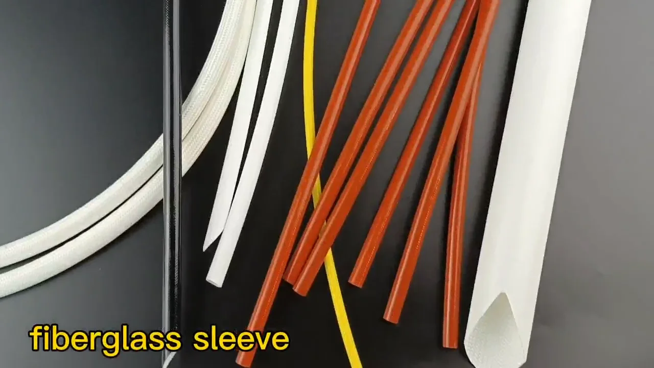 200 Degree Silicone Rubber Coated Fiberglass Sleeving Tube(silicone ...