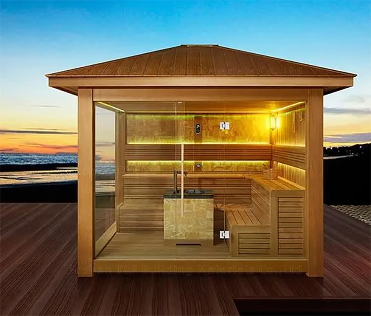 Customized Far Infrared Sauna Room with Smart Control Panel