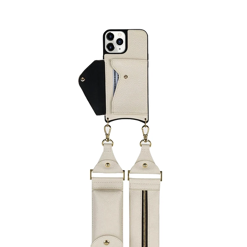 Multifunctional Cross Body Leather Phone Case With Strap For Iphone 14 ...