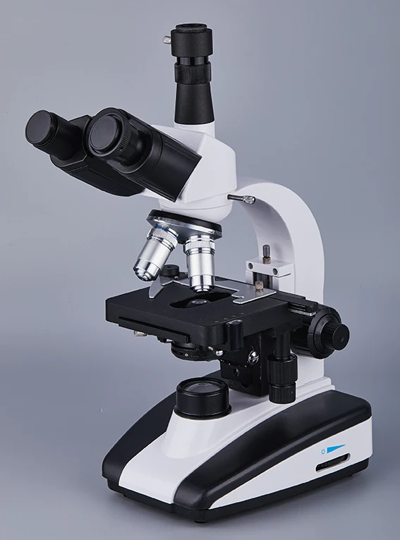 C108 Good Quality High Resolution 40x-2500x Trinocular Laboratory ...