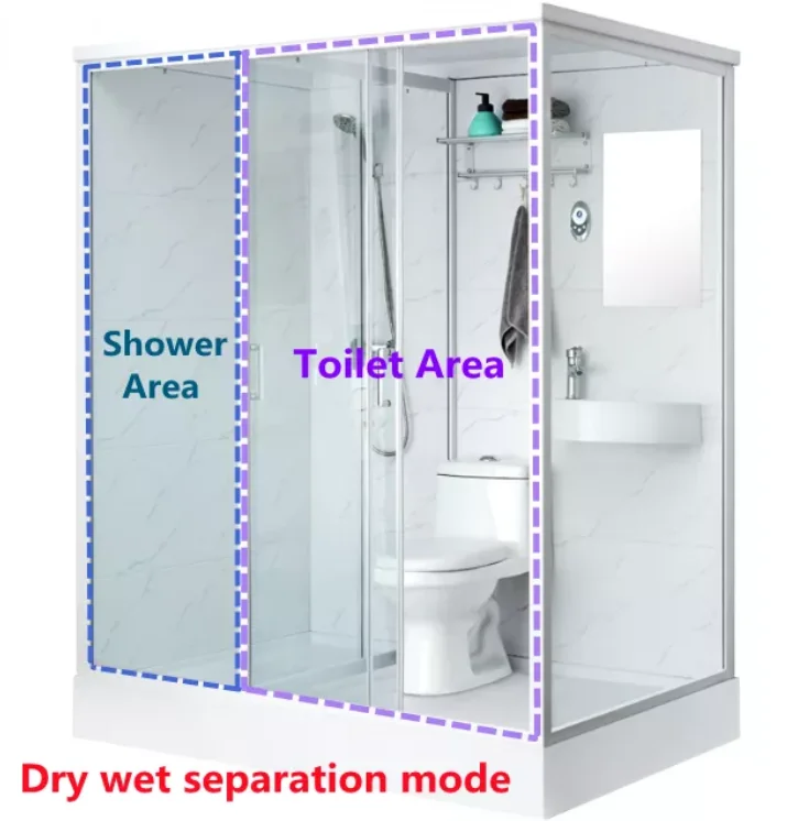 Prefabricated Bathroom Pod - Complete Integrated Shower Room
