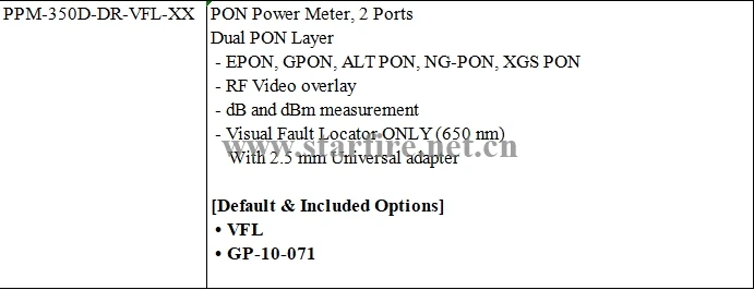 Exfo Ppm-350d-dr Next-gen Optical Pon Power Meter Epon,Gpon,Alt Pon,Ng ...