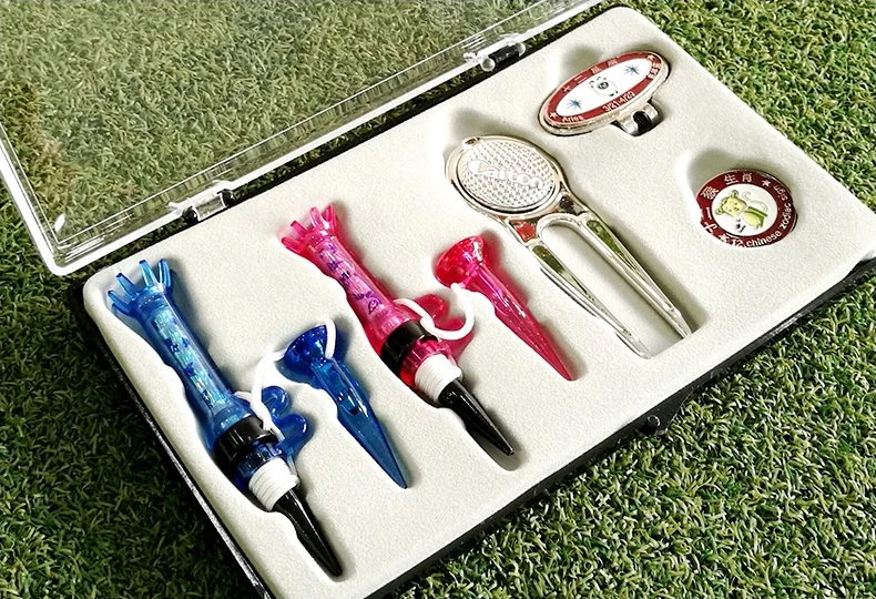 PGM MK008 golf accessories gift set golf TEE mark fork custom golf gift ...