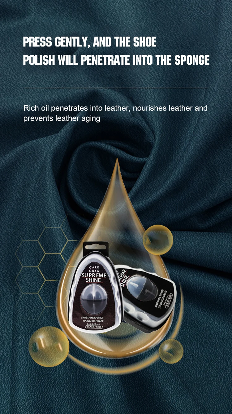 Express Shoe Shine Sponge Shoe Polish Set,Quick Shine Shoe Polish ...