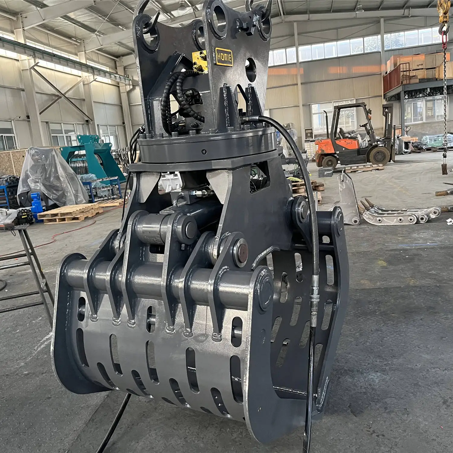 Yanti Hemei Mini Sorting Gripper Excavator Hydraulic Rotary Gripper for ...