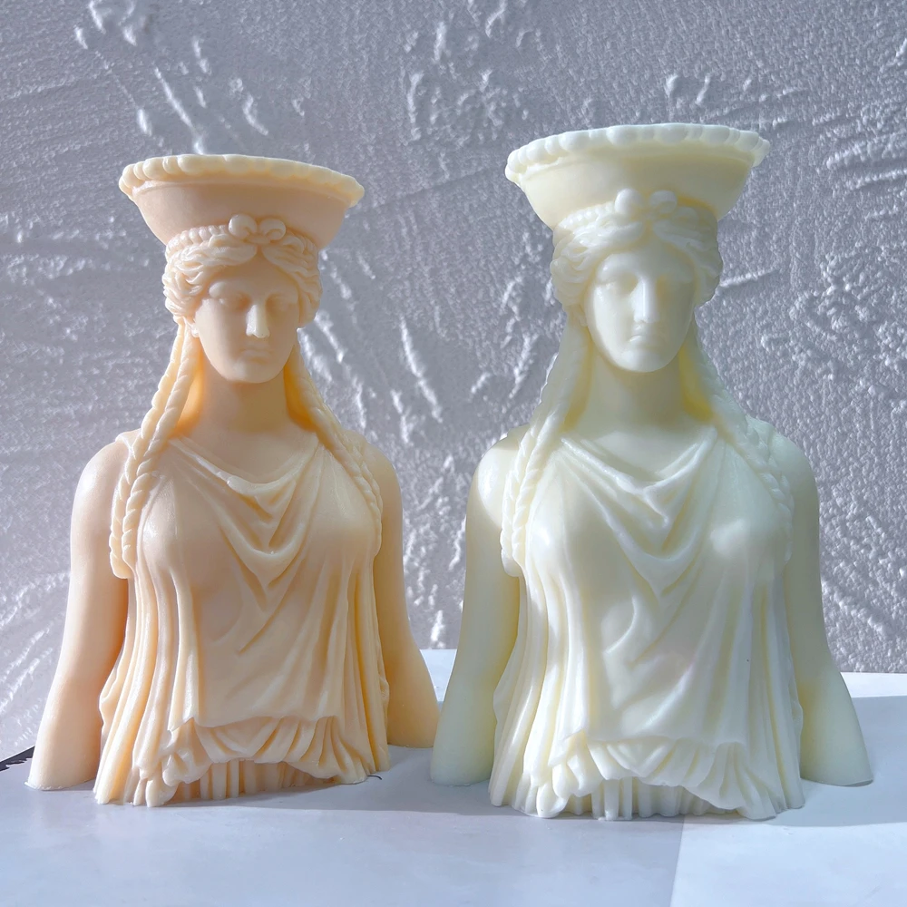 Greek Roman Goddess Figure Bust Silicone Molds Greek Art Sculpture Wax ...